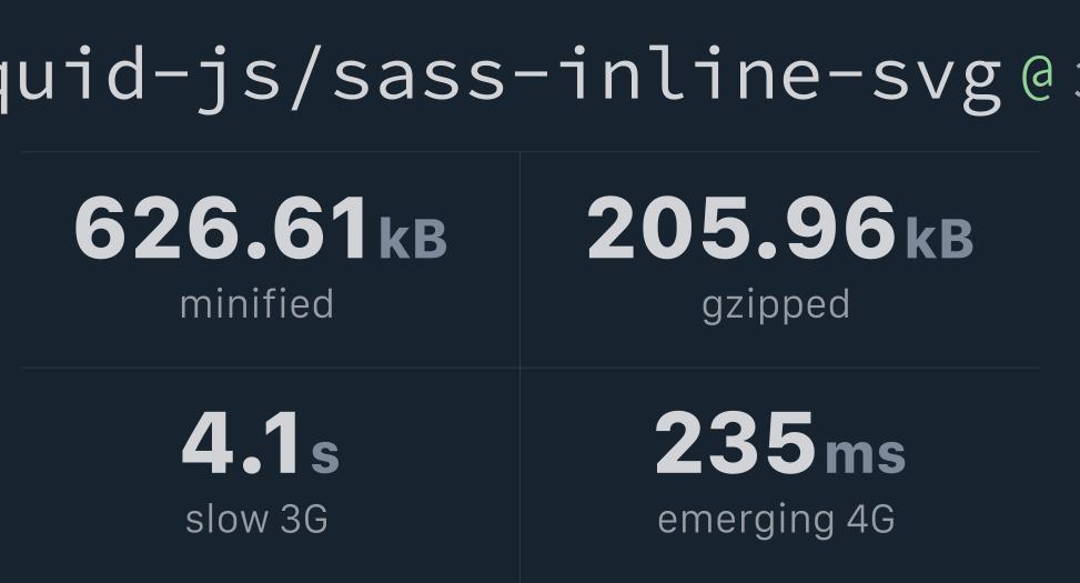 @liquid-js/sass-inline-svg Bundlephobia