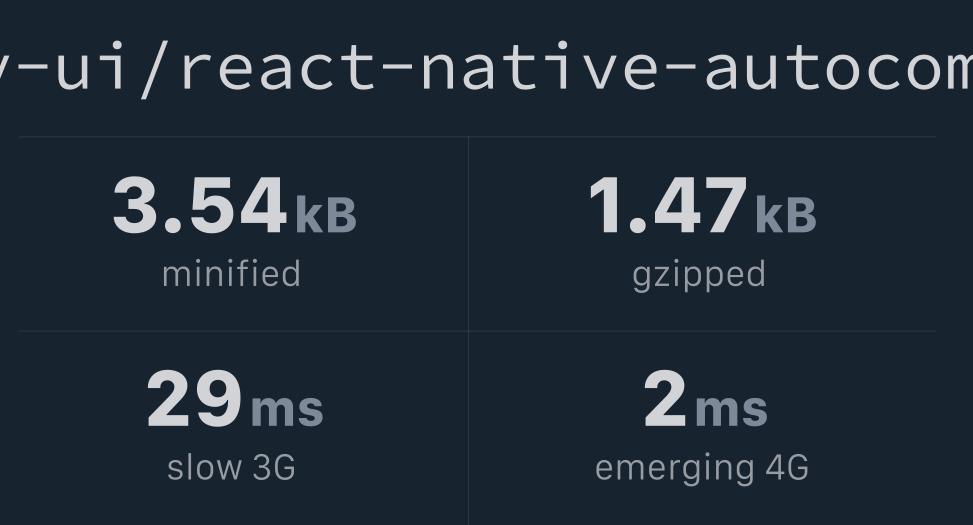 @mad-family-ui/react-native-autocomplete Bundlephobia