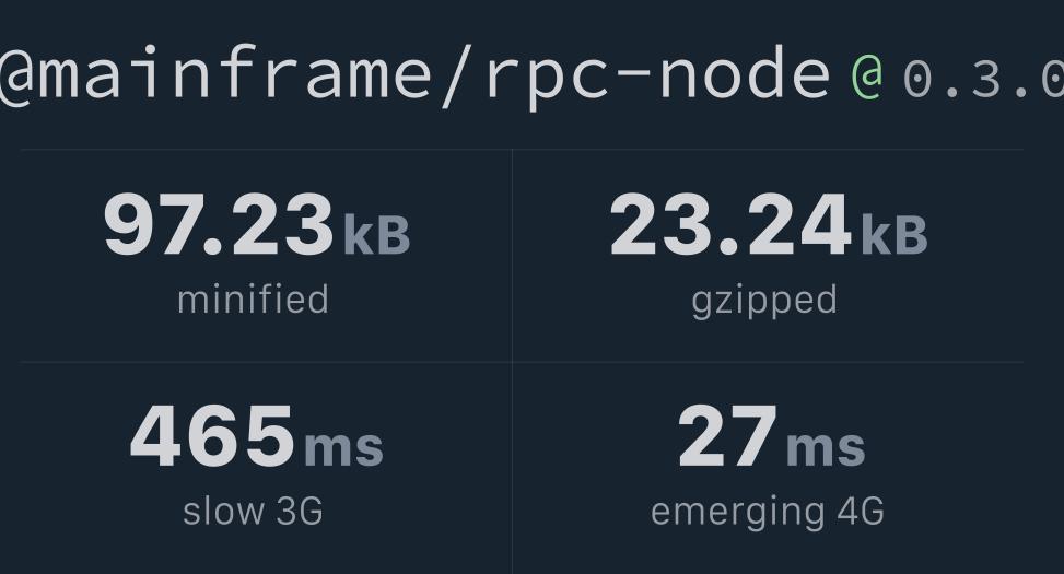 @mainframe/rpc-node Bundlephobia