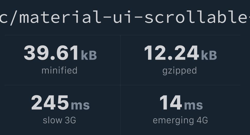 @makeomatic/material-ui-scrollable-tabs Bundlephobia