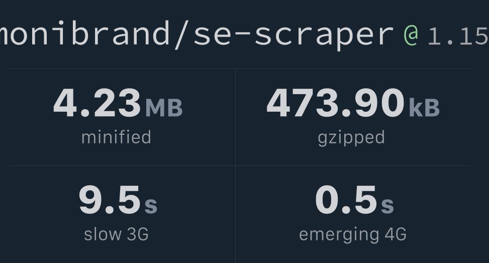 @monibrand/se-scraper v1.15.0 Bundlephobia
