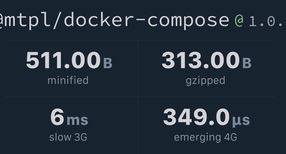 @mtpl/docker-compose Bundlephobia