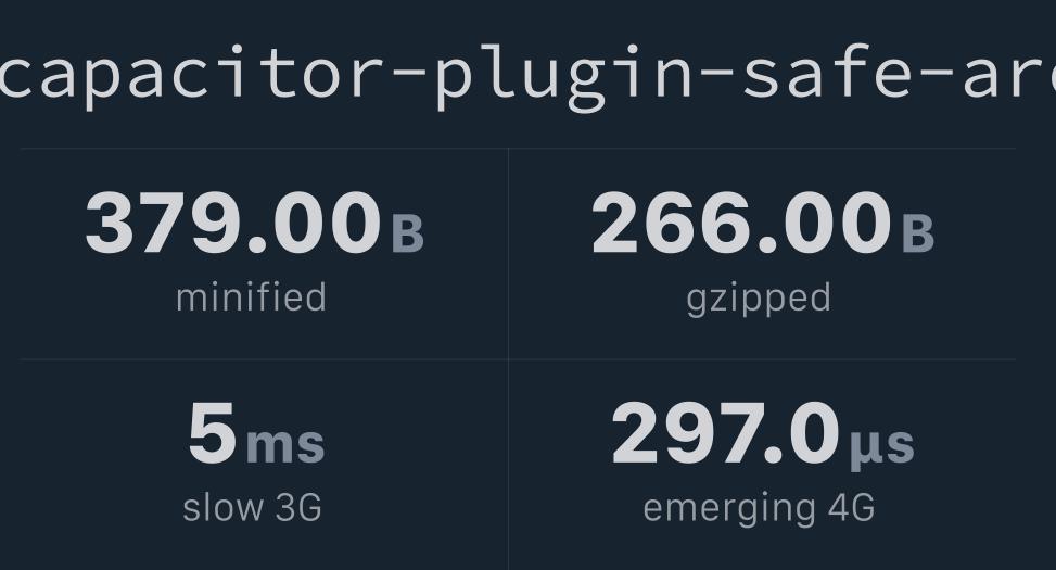 @mufan/capacitor-plugin-safe-area Bundlephobia