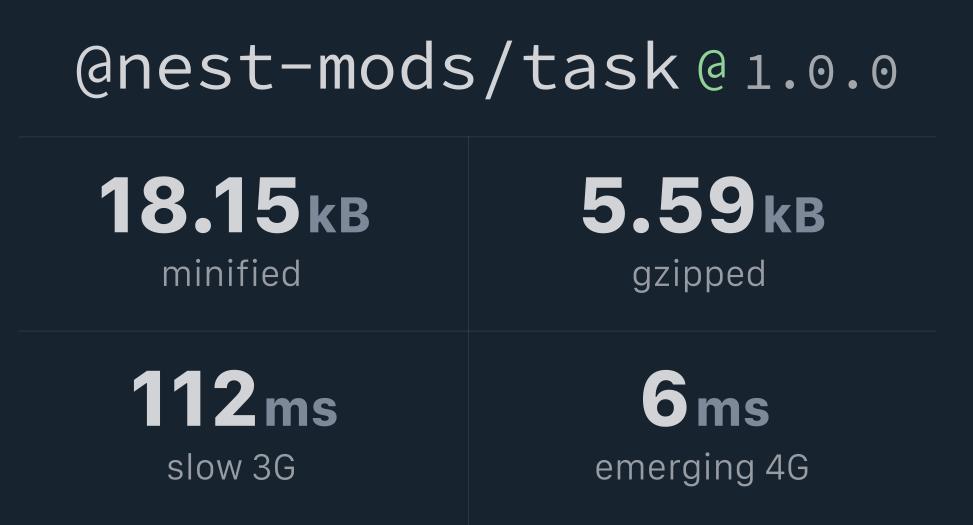 @nest-mods/task Bundlephobia