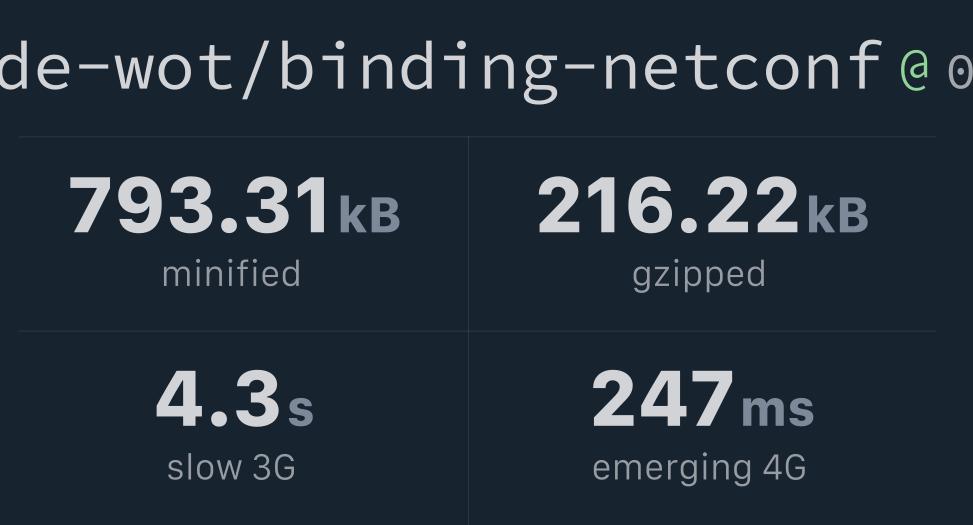 @node-wot/binding-netconf Bundlephobia