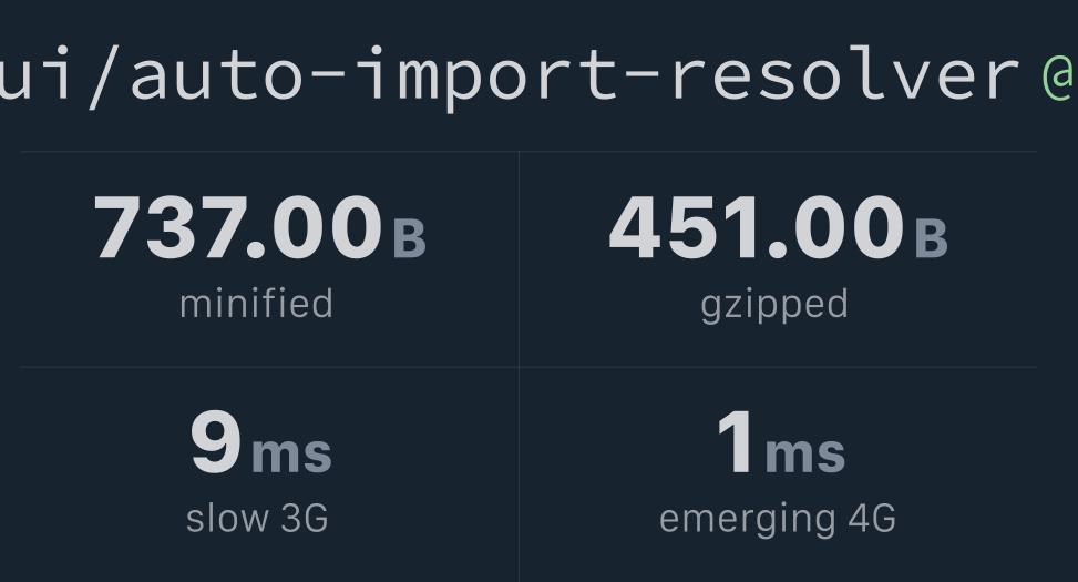 Nutuiauto Import Resolver Bundlephobia 