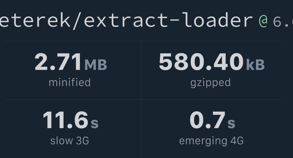 @peterek/extract-loader Bundlephobia