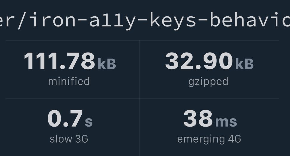 @polymer/iron-a11y-keys-behavior v3.0.1 Bundlephobia