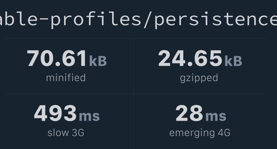 @portable-profiles/persistence v0.0.1 Bundlephobia