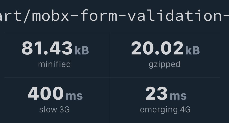 @quantumart/mobx-form-validation-kit Bundlephobia