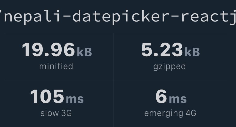 @quoin/nepali-datepicker-reactjs Bundlephobia