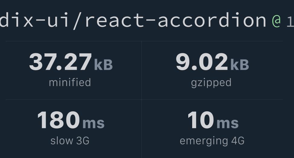 @radix-ui/react-accordion v1.2.9 Bundlephobia