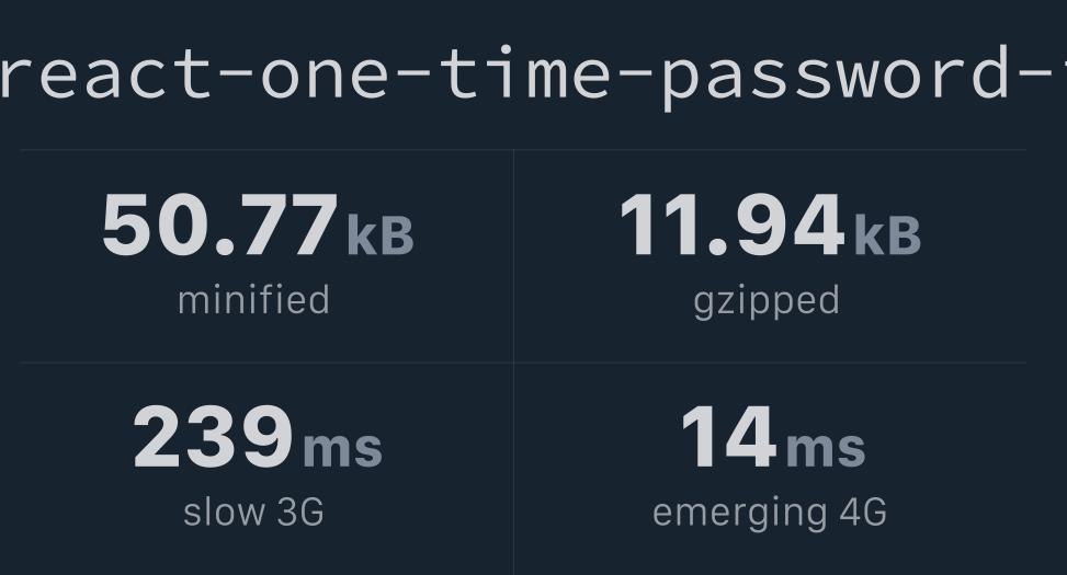 @radix-ui/react-one-time-password-field Bundlephobia