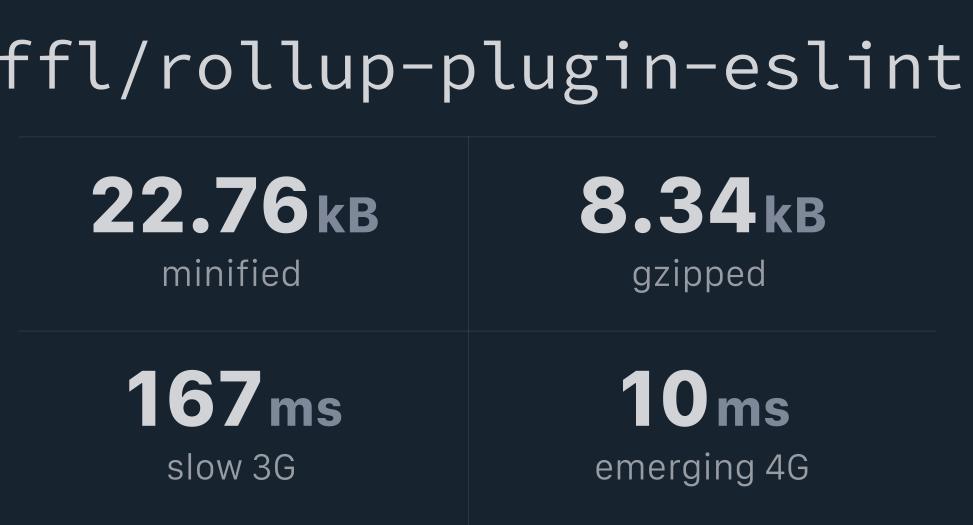 @rbnlffl/rollup-plugin-eslint Bundlephobia
