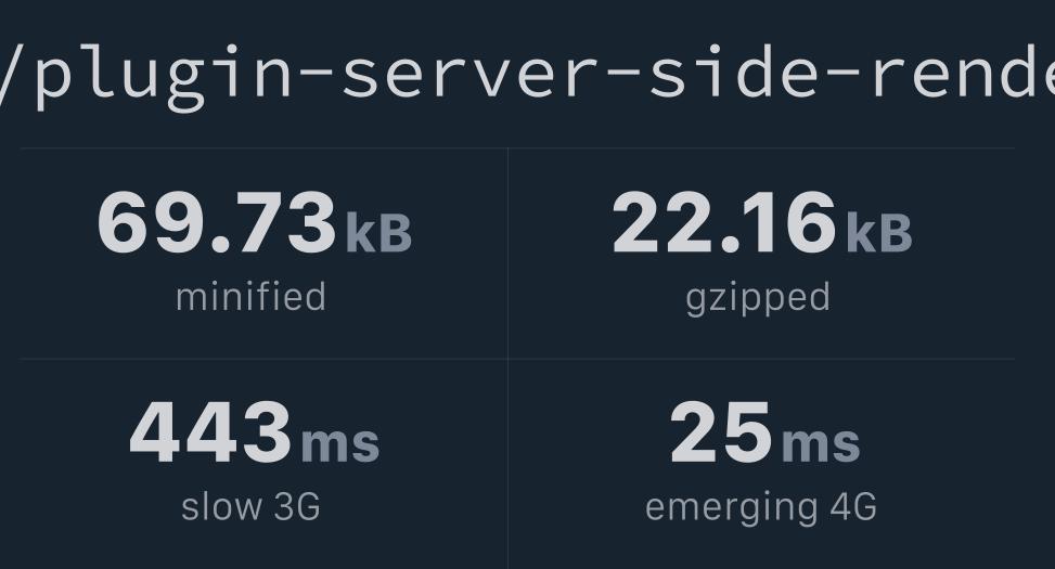 @react-fullstack/plugin-server-side-rendering Bundlephobia