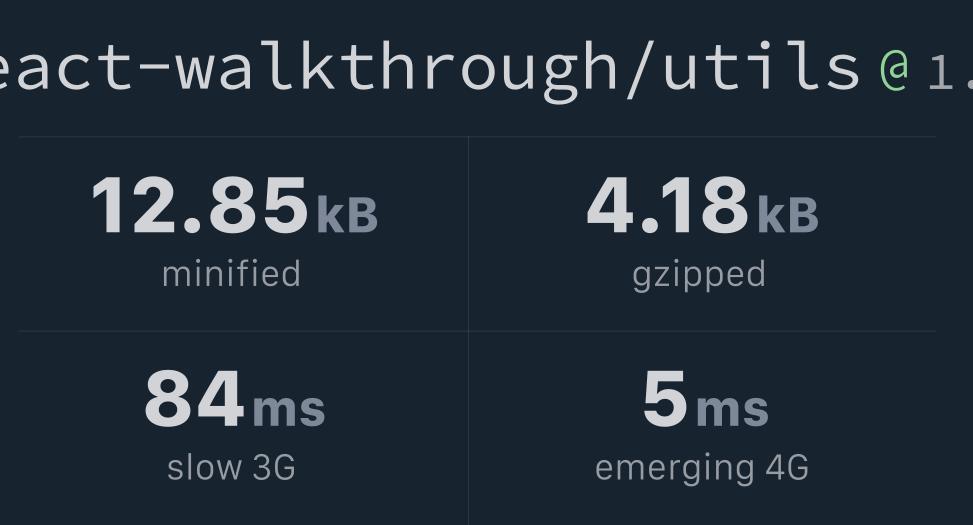 @react-walkthrough/utils v1.0.0 Bundlephobia
