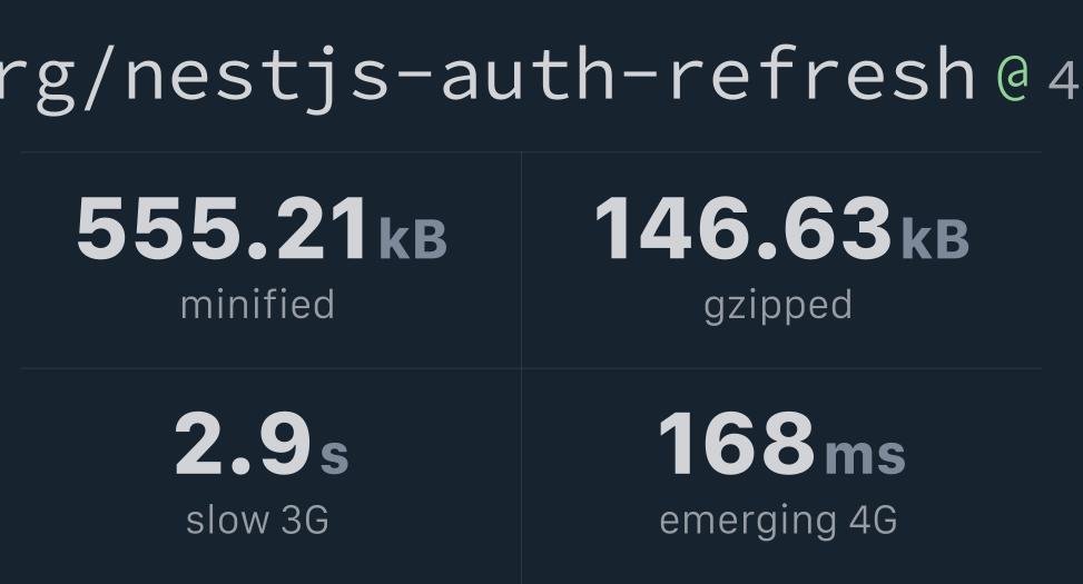 @rockts-org/nestjs-auth-refresh Bundlephobia