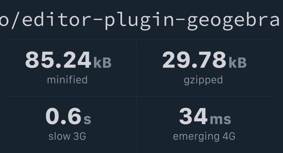 @serlo/editor-plugin-geogebra Bundlephobia