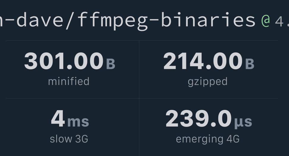 @sh-dave/ffmpeg-binaries Bundlephobia