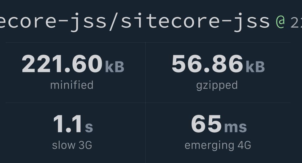@sitecore-jss/sitecore-jss Bundlephobia