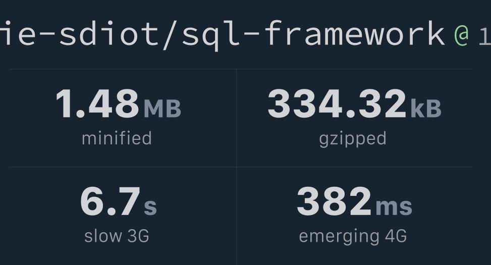@spie-sdiot/sql-framework v1.2.0 Bundlephobia