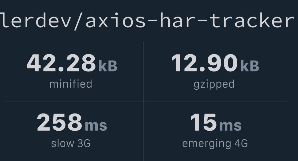 @steilerdev/axios-har-tracker Bundlephobia