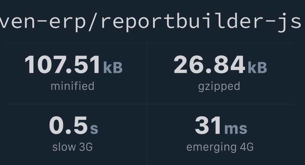 @striven-erp/reportbuilder-js Bundlephobia