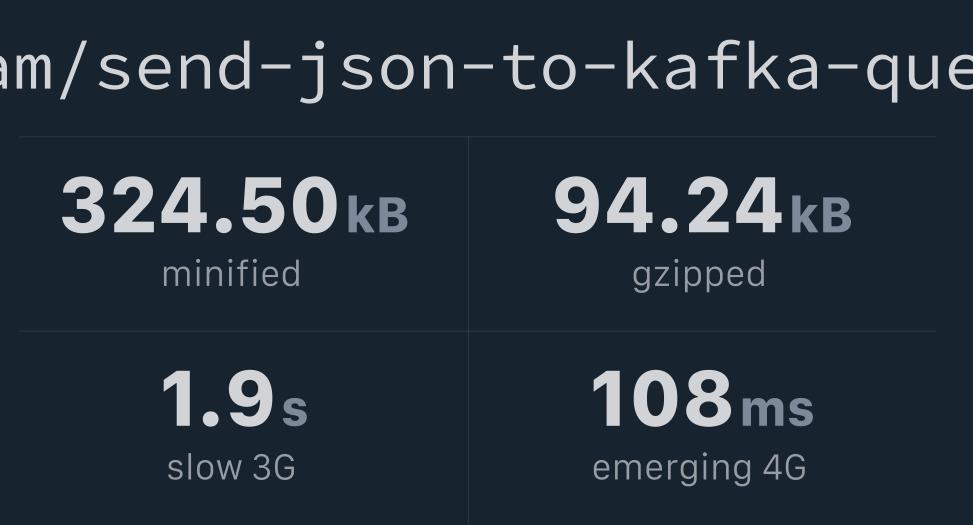 Tcf Team Send Json To Kafka Queue Bundlephobia