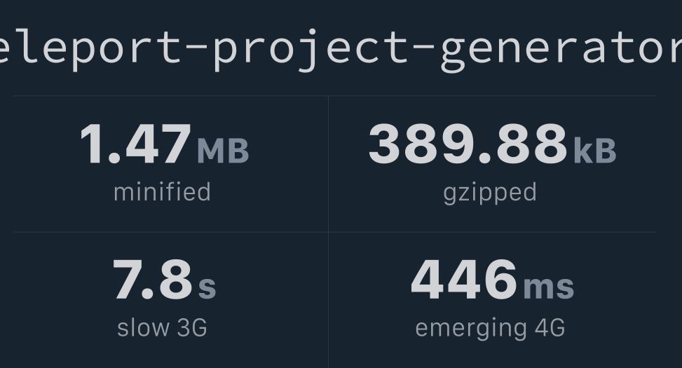 @teleporthq/teleport-project-generator-gatsby Bundlephobia