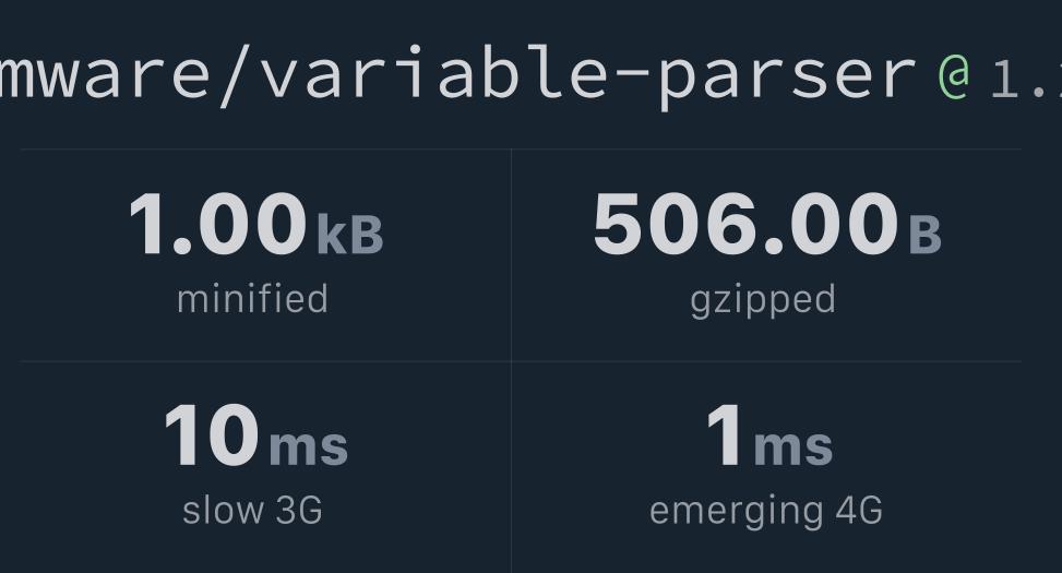 @tmware/variable-parser v1.2.2 Bundlephobia