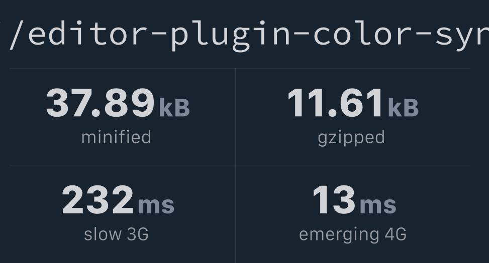 @toast-ui/editor-plugin-color-syntax Bundlephobia