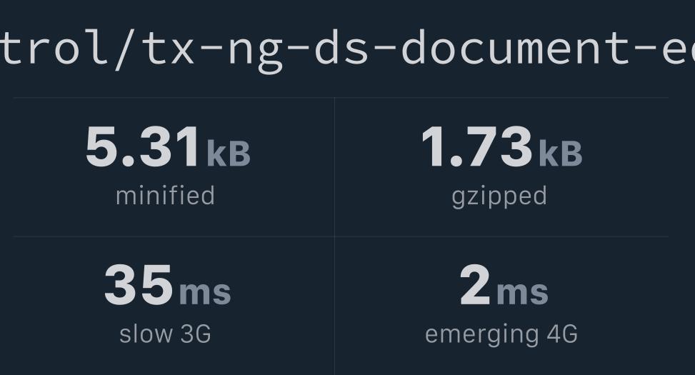 @txtextcontrol/tx-ng-ds-document-editor Bundlephobia