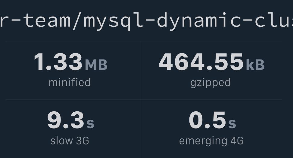 @voicenter-team/mysql-dynamic-cluster Bundlephobia