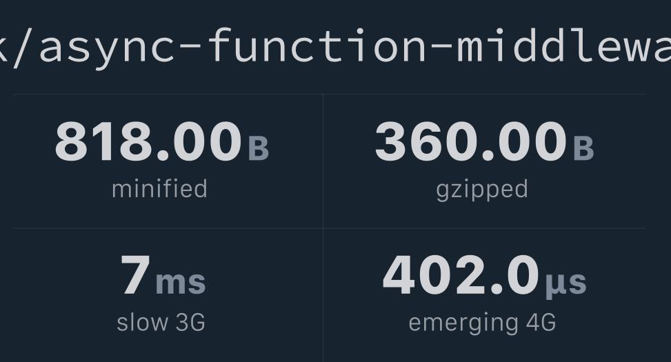 @webtask/async-function-middleware Bundlephobia