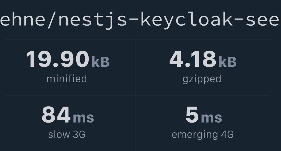@webundsoehne/nestjs-keycloak-seeder Bundlephobia