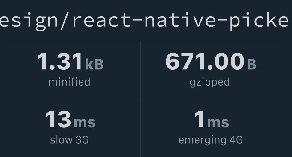 @xbz-design/react-native-picker Bundlephobia