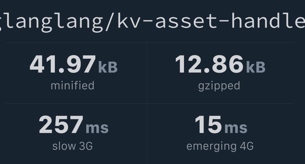 @xiaolanglanglang/kv-asset-handler Bundlephobia