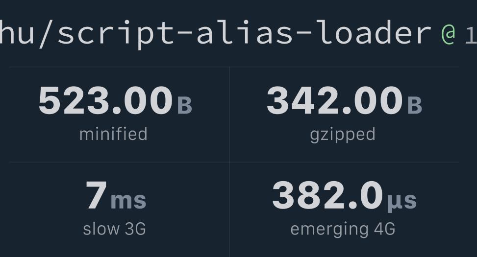 @xohu/script-alias-loader v1.0.2 Bundlephobia