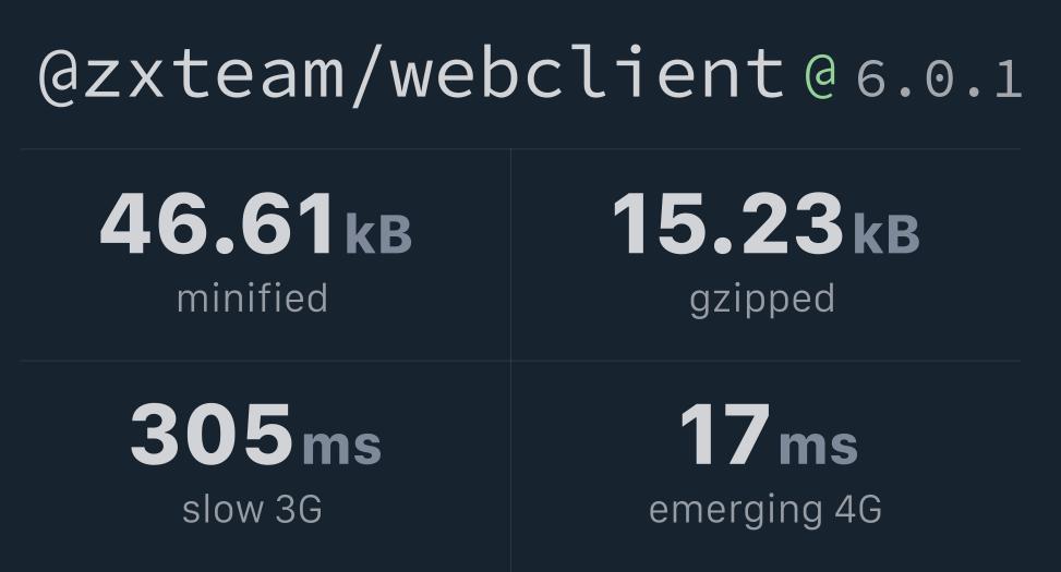 @zxteam/webclient v6.0.1 Bundlephobia